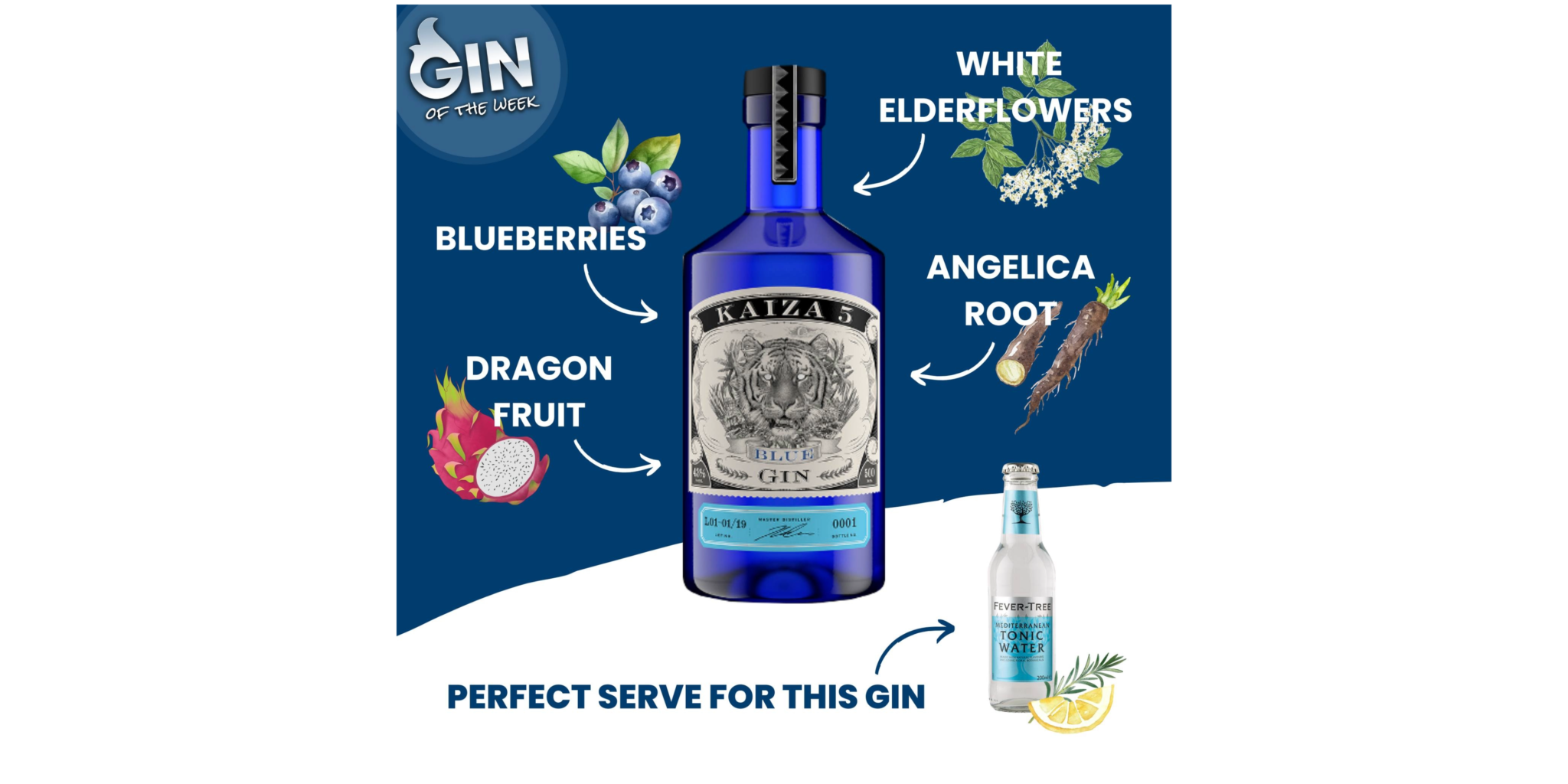 Kaiza 5 Blue Gin : Jessi´s Gin Of The Week - GINferno